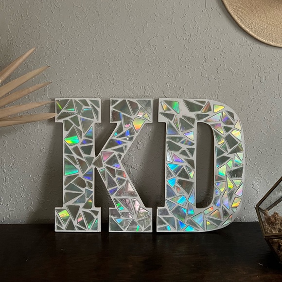 Wall Decor | Holographic Kd Sorority Letters | Poshmark